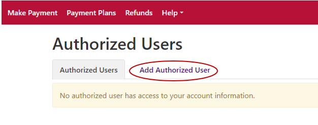Add an Authorized User | YSU